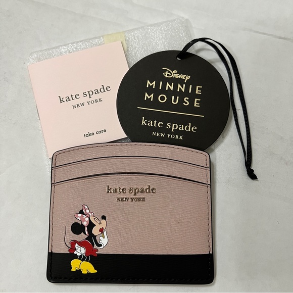 kate spade | Bags | Disney X Kate Spade Minnie Mouse Card Holder Case ...